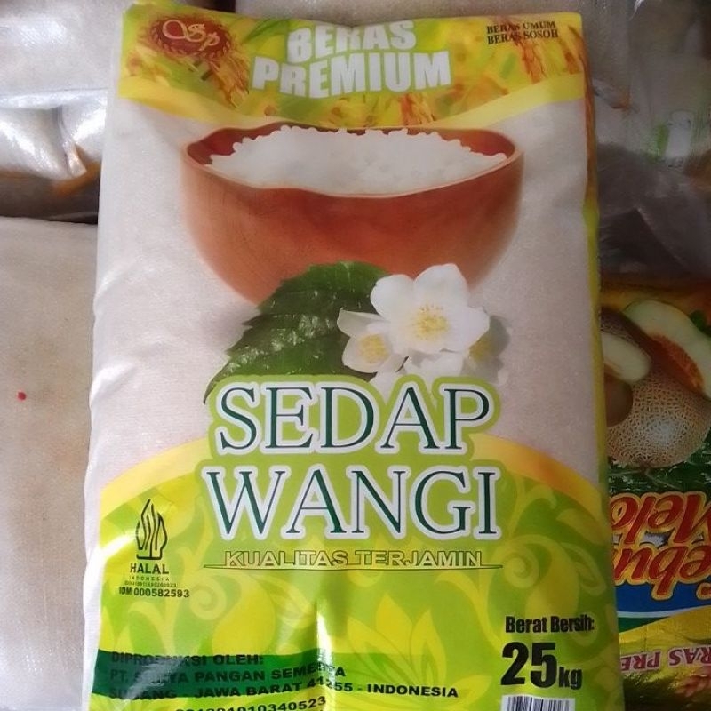 Jual Beras Sedap Wangi / Promo Sedap Wangi / Premium Sedap Wangi 25kg ...