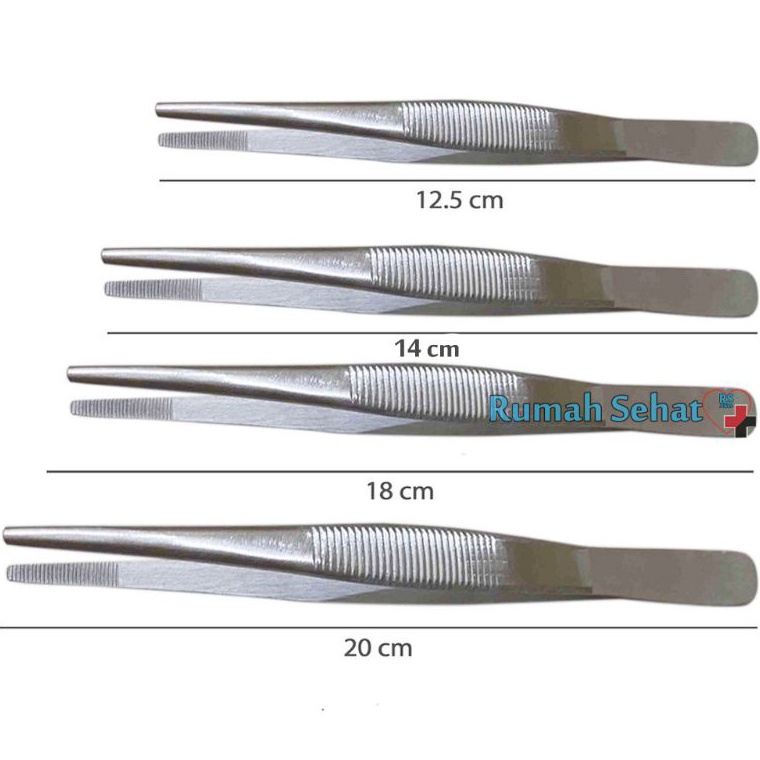 Jual Good Quality Pincet Anatomi Medis 14 18 2 25 Cm Pinset Anatomis ...