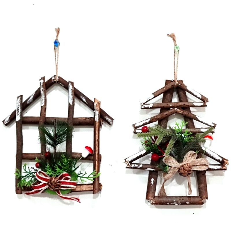 Jual Kayu Ranting Pohon Natal Dekorasi Hiasan Dinding Ornamen Natal ...