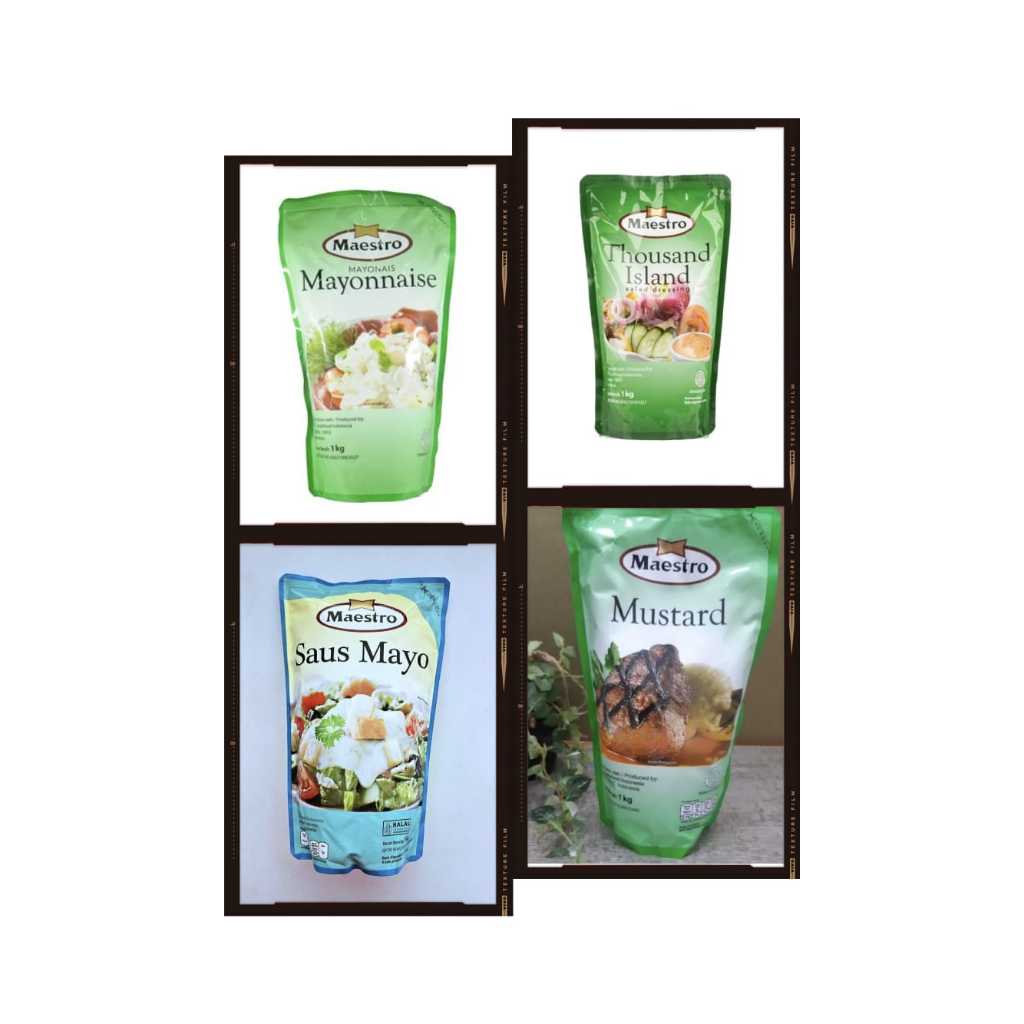 Jual Maestro Mustard/Mayones/Thousand Island/Saos Mayo Ekonomis 1 Kg ...