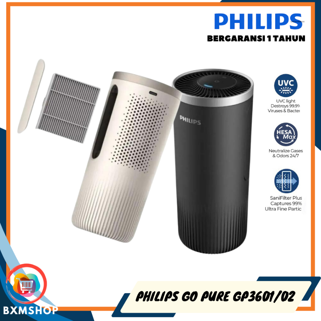 Jual Philips Air Purifier Mobil Go Pure Style S3601 / Car Air Purifier ...