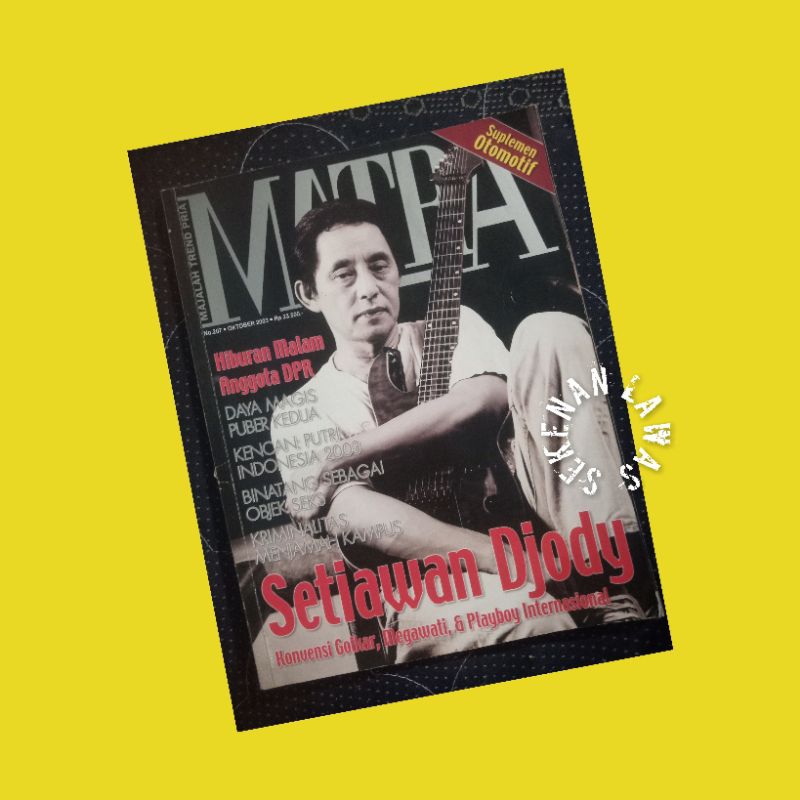 Jual Majalah Matra Cover Setiawan Djody (Baca Deskripsi) | Shopee Indonesia
