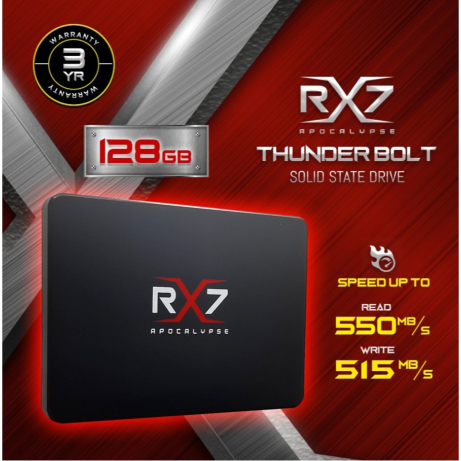 Jual SSD RX7 /BULLDOZER/TECHBYTE 128 SATA 3 GARANSI RESMI | Shopee ...