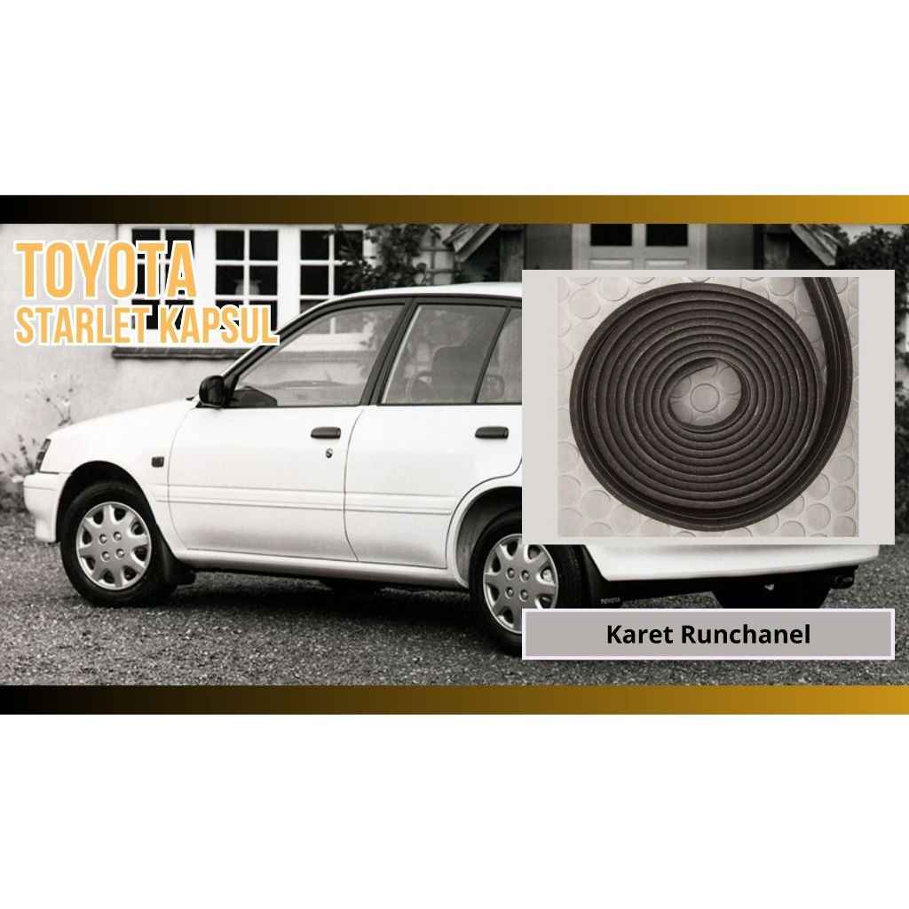 Jual Karet Lis Runchanel Runcanel Kaca Pintu Mobil Toyota Starlet ...