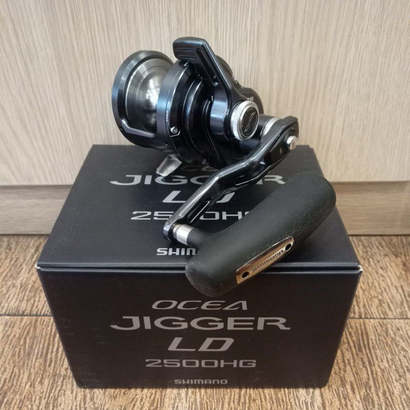 Jual Reel Pancing Shimano Ocea Jigger 2024 LD 2500 Reel Jigging Handle ...