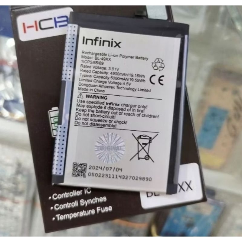 Jual Baterai Batre HP Infinix NOTE 40 X6853 ORIGINAL Model Batrei ...