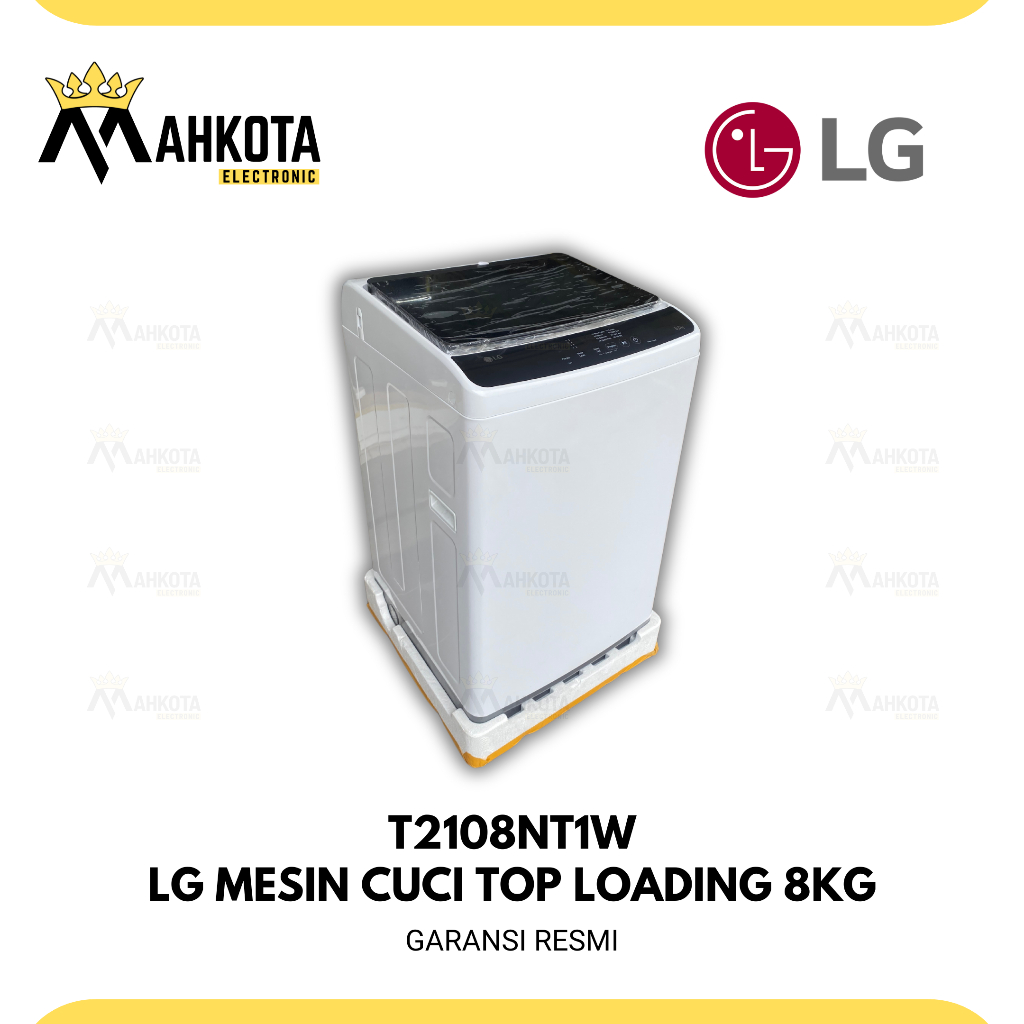 Jual LG T2108NT1W 8 KG Mesin Cuci Top Loading Soft Closing Door ...