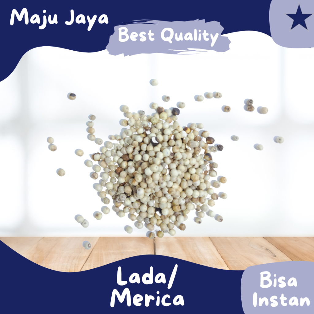Jual Lada/Merica Biji 500gr & 1kg - Bintang Maja | Shopee Indonesia