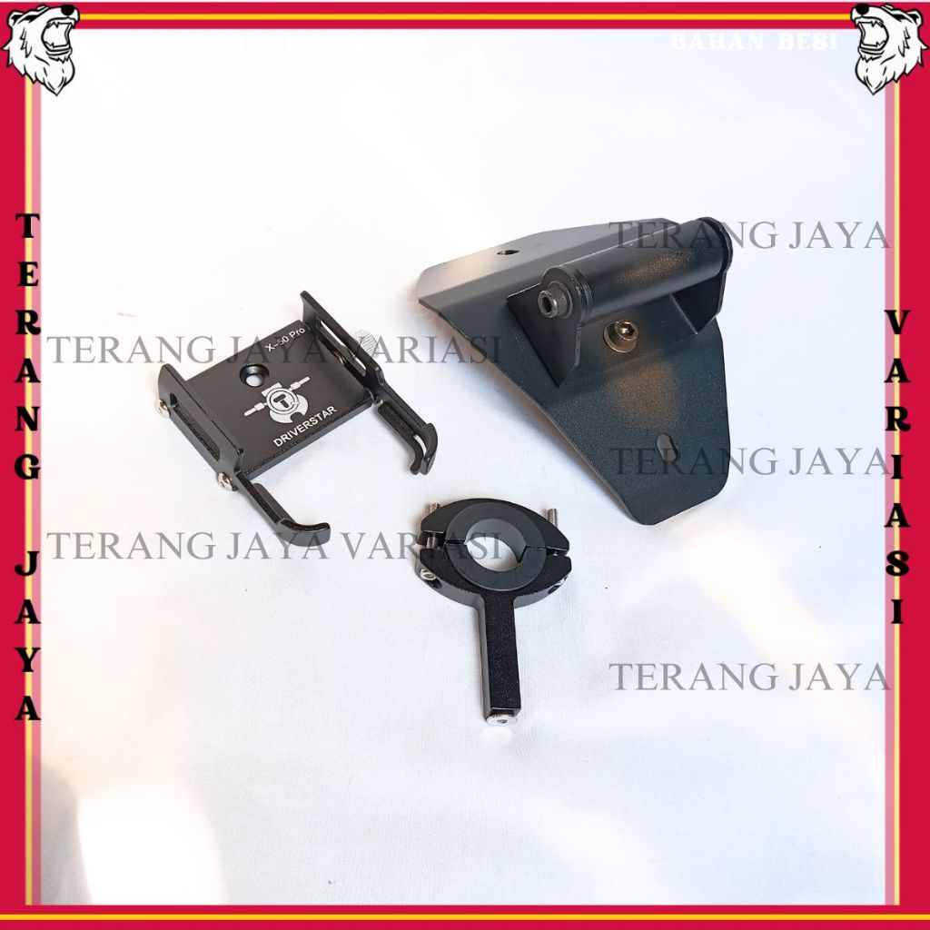 Jual PAKET HOLDER GPS HP XMAX OLD CONNECTED PHONE HOLDER ALUMUNIUM ...