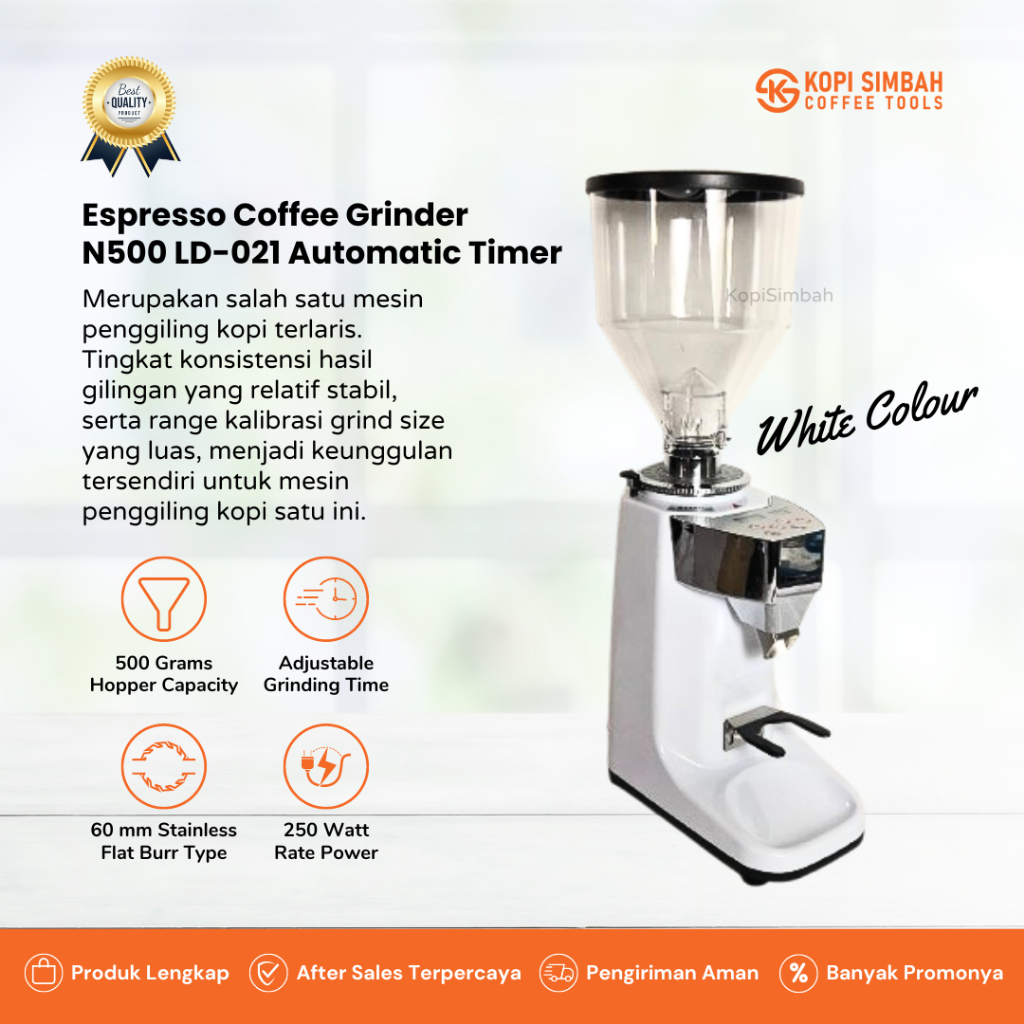 Jual Electric Coffee Grinder N500 LD 021 Automatic Timer Mesin Alat Penggiling Biji Kopi ...