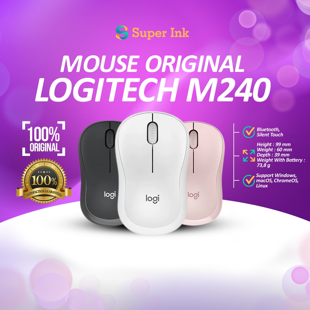 Jual Mouse Wirelles M240 LOGITECH | Shopee Indonesia