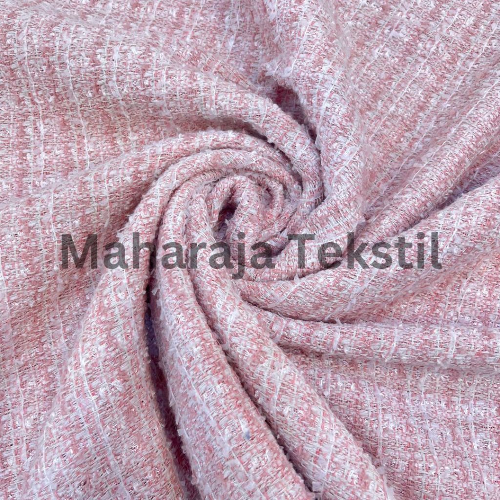 Jual Kain Tweed Chanel Premium/Tweed Akrilik Tebal / Kain Blazer ...