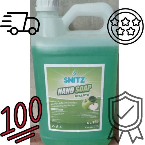 Jual SABUN CUCI TANGAN / HAND SOAP WANGI FRESH APPLE SNITZ UK 5 LITER ...