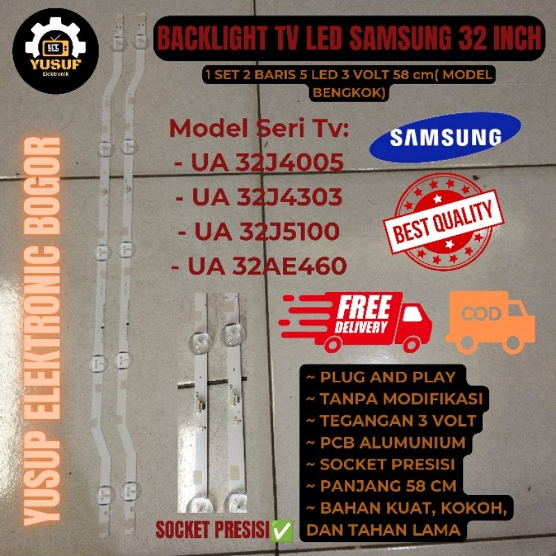 Jual BACKLIGHT TV SAMSUNG 32 Inch UA32J4005 UA32J5100 UA32J4303 UA32AE460 ORIGINAL SAMSUNG ...