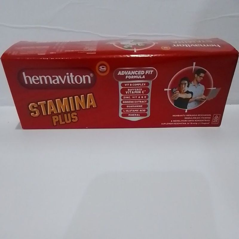 Jual HEMAVITON STAMINA PLUS 1Box (10 strip @5kapsul) | Shopee Indonesia