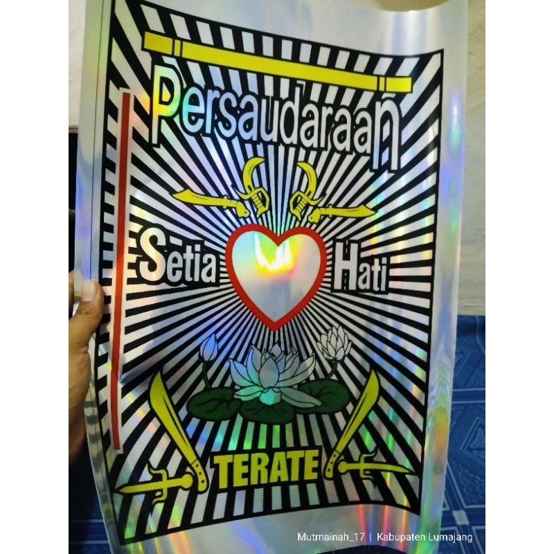 Jual stiker Psht A3 Hologram A4 stiker poster PSHT | Shopee Indonesia