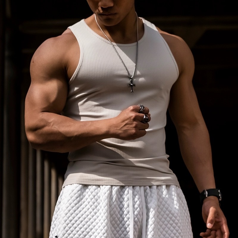 Jual SINGLET MUSCLECUT PRIA BODYFIT KEREN BAGUS | Shopee Indonesia