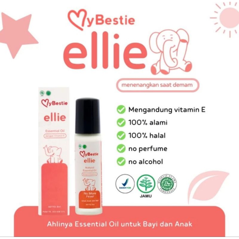 Jual Essential Oil MyBestie ELLIE Penurun Panas Dan Demam Bayi | Shopee Indonesia
