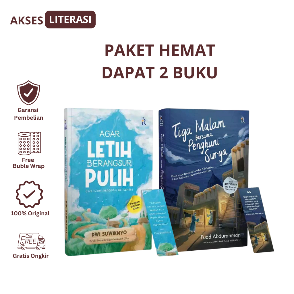 Jual PAKET HEMAT Buku Agar-Letih Berangsur Pulih dan Tiga Malam Bersama ...