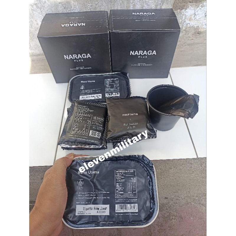 Jual Makanan instan/Naraga/Makana asli pembagian jatah Tni Exp Juli ...