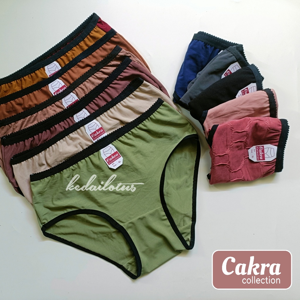 Jual PROMO 12 PCS /6 PCS CELANA DALAM WANITA PEREMPUAN DEWASA REMAJA CD LUSINAN CD CAKRA ...