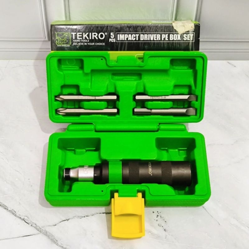 Jual TEKIRO OBENG KETOK SET 5 PCS BOX PLASTIK | Shopee Indonesia