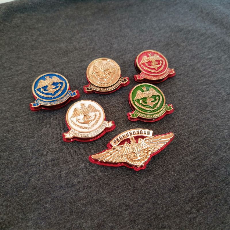 Jual PIN KEMENTRIAN PERHUBUNGAN / LENCANA KEMENTERIAN PERHUBUNGAN / PIN ...