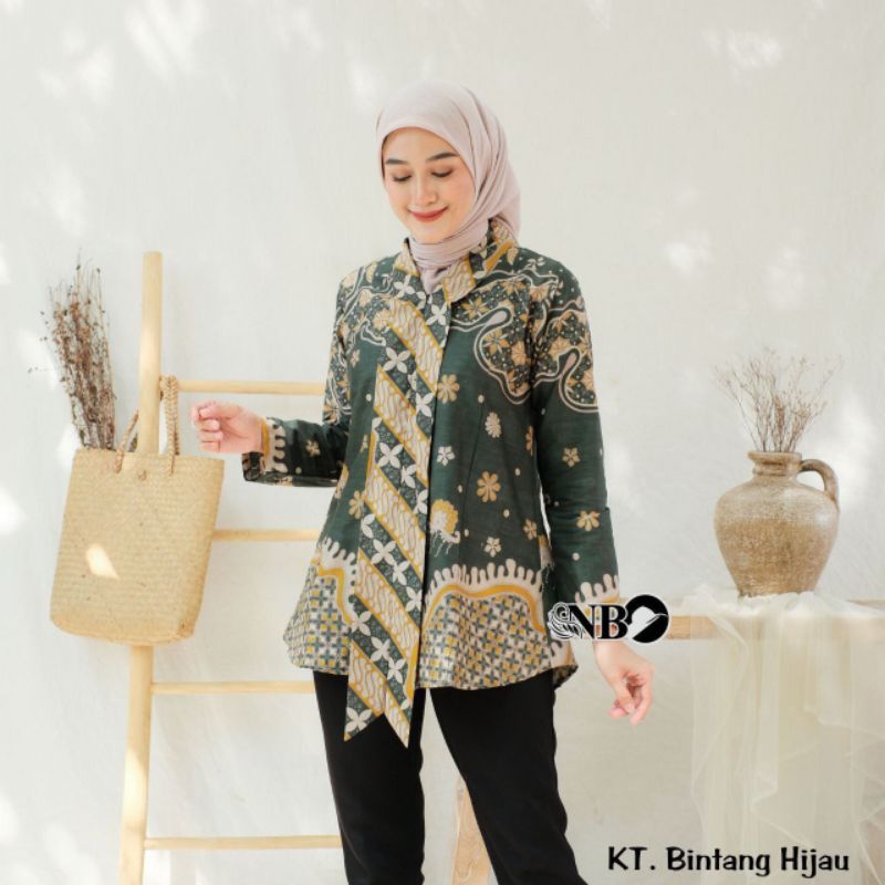 Jual blus batik KT Modern | Shopee Indonesia