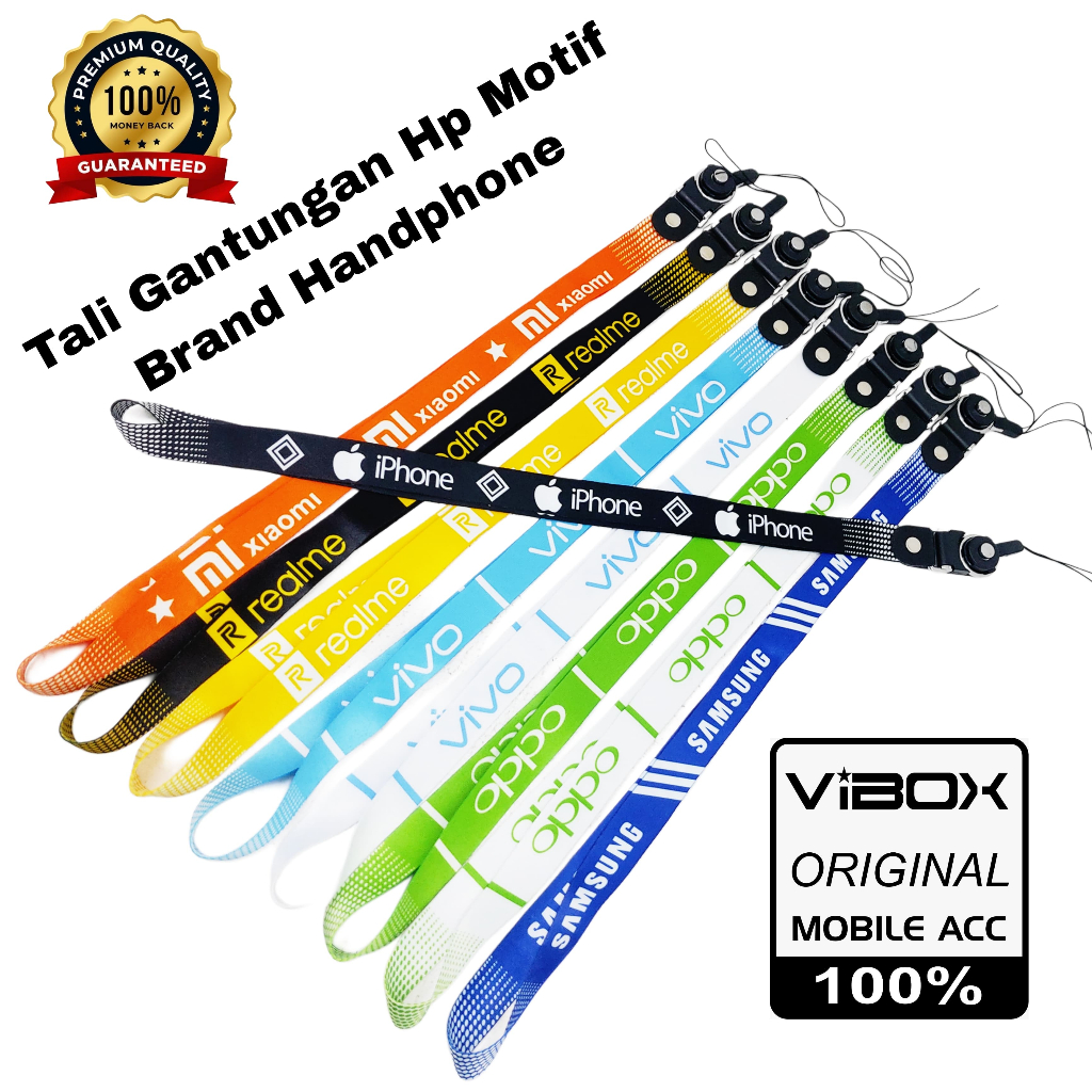 Jual ( 5Pcs ) Tali Gantungan HP/Handphone/Kunci/Kartu Nama/USB/ LOGO ...
