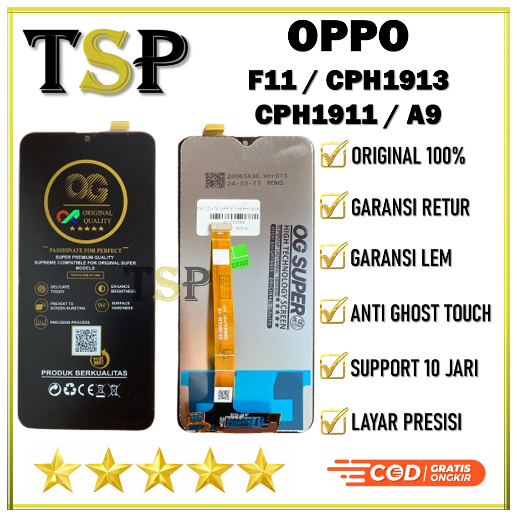 Jual 【Original 100%】LCD OP F11 / CPH1913 / CPH1911 / A9 ORIGINAL 100% ...