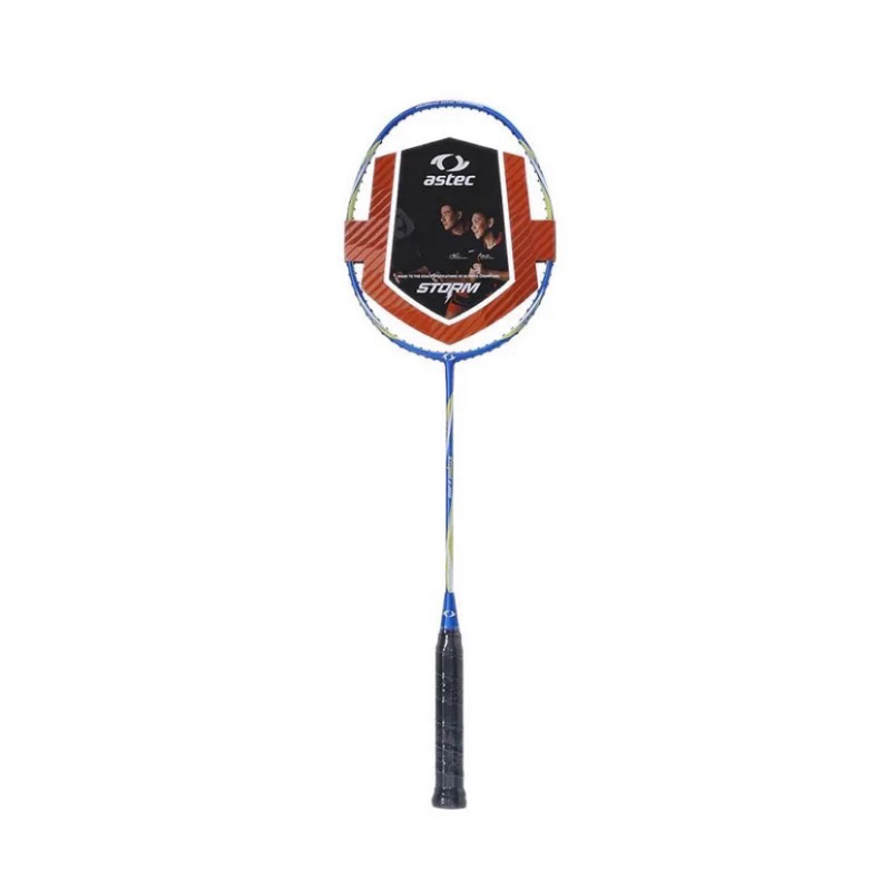 Jual Raket Astec Storm S2000 badminton Racket Blue Lime | Shopee Indonesia