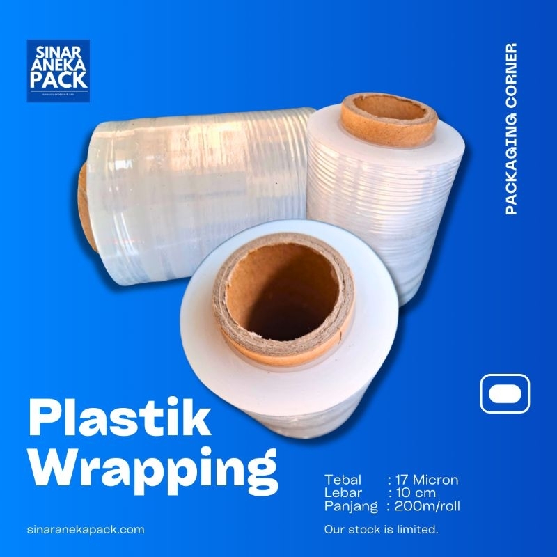 Jual Plastik Wrapping barang lebar 10 cm | Shopee Indonesia