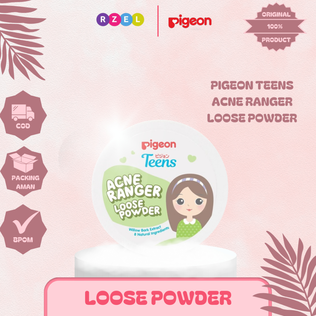 Jual PIGEON TEENS Acne Ranger Loose Powder | Shopee Indonesia