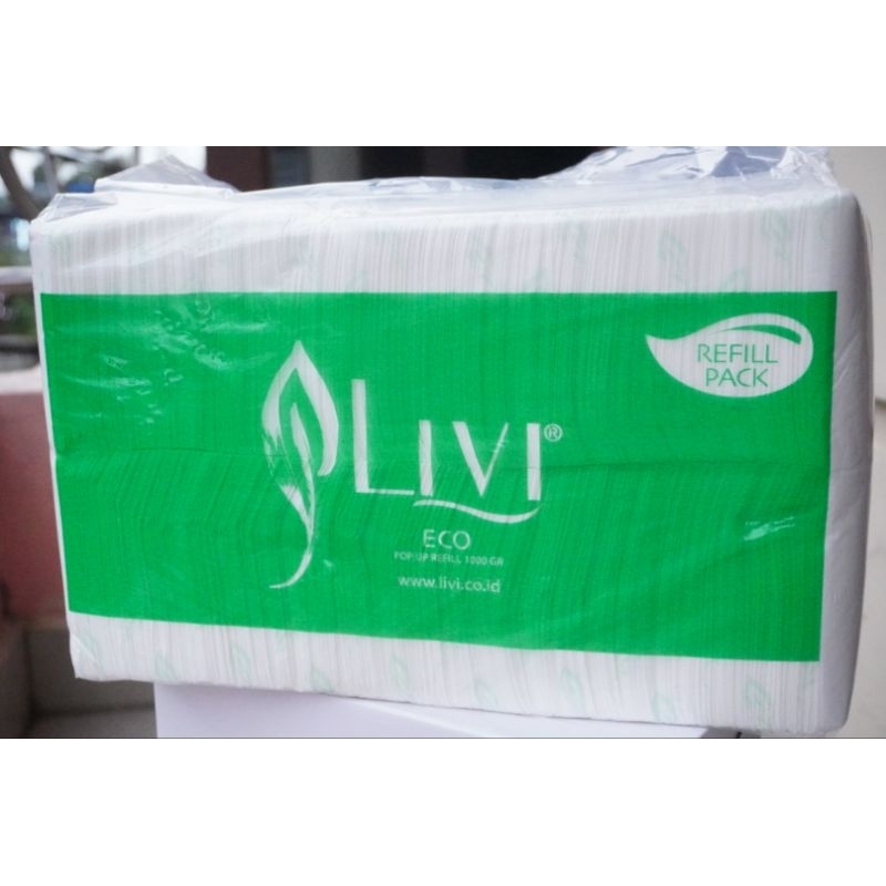 Jual tisu Livi pop up Refill pack kiloan 1kg per pack | Shopee Indonesia