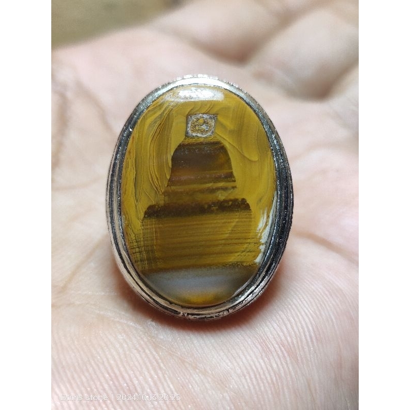 Jual natural batu akik motif gambar candi Borobudur | Shopee Indonesia