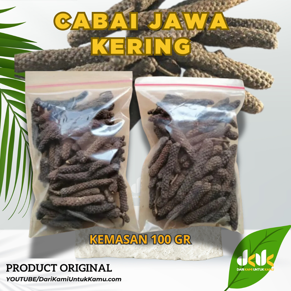 Jual Cabe Jamu / Cabe Jawa / Long Pepper - Cabe Puyang Kering 100 Gram ...