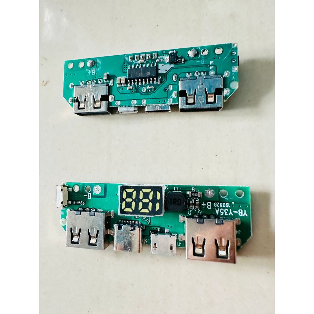Jual MODUL MODULE PB POWERBANK POWER BANK DIY 2 PORT 5V 2.1A DENGAL LCD ...
