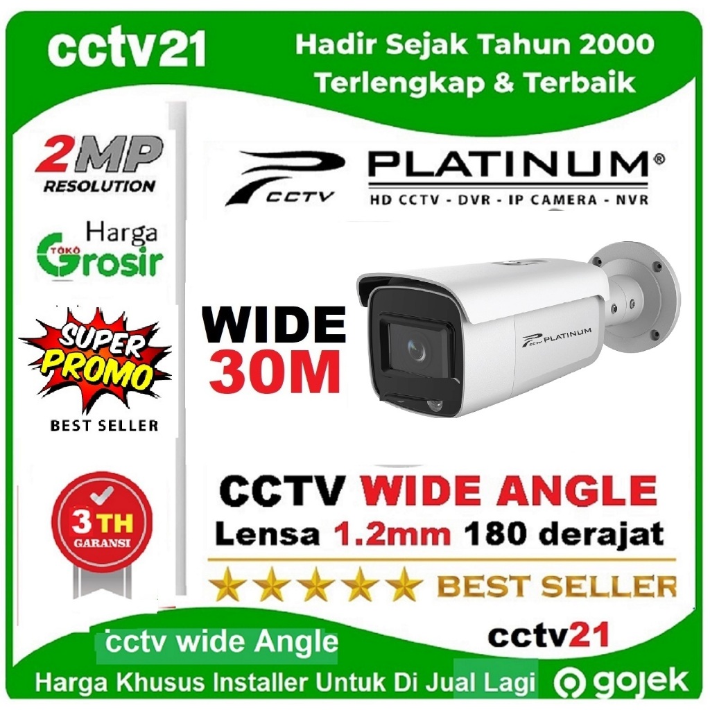 Jual Kamera / cctv / Camera Real 2MP PLATINUM Panoramic Wide Angle ...