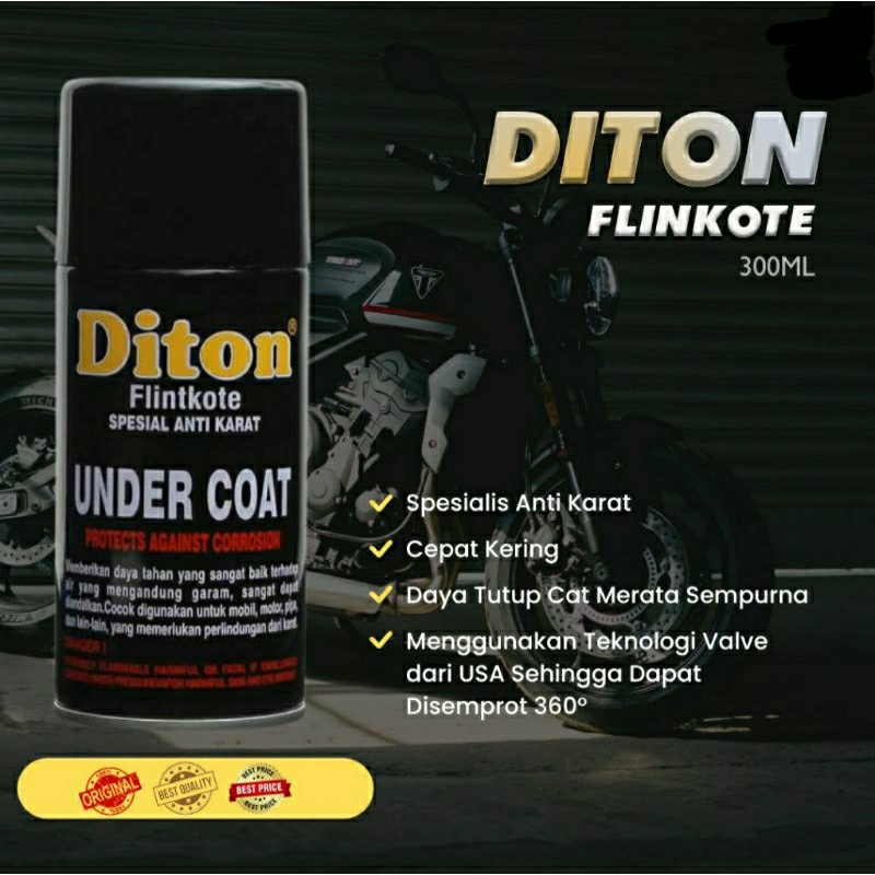 Jual #MAU# Cat Semprot Diton Flintkote Anti Karat 300ml Plinkot Cat ...