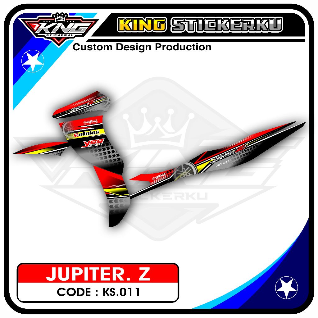 Jual Stiker Striping Jupiter Z Burhan - Sticker Striping Motor Jupiter ...