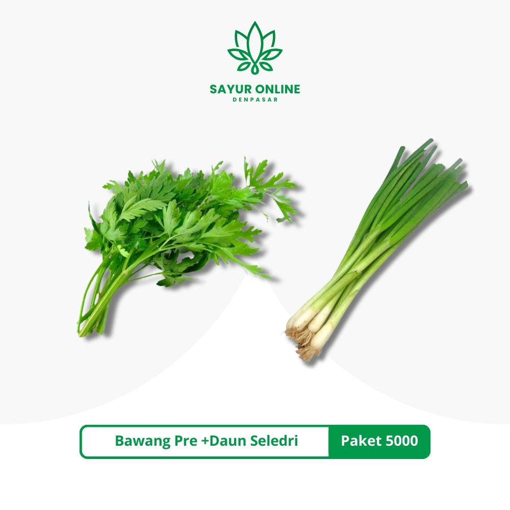 Jual Bawang Pre + Daun Seledri Paket 5000 - Sayur Online Denpasar ...