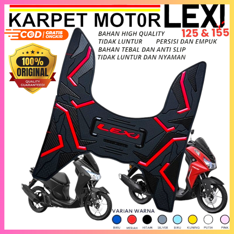 Jual KARPET MOTOR LEXI COCOK UNTUK TYPE 125 & 155 CC || MELINDUNGI ...
