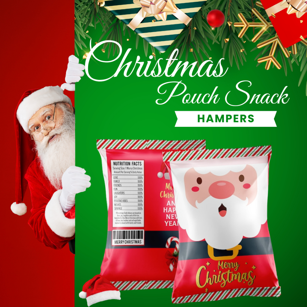 Jual POUCH SNACK JUMBO CHRISTMAS / KADO NATAL | Shopee Indonesia