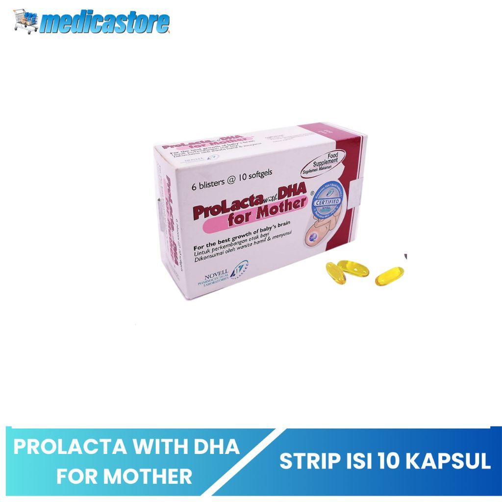 Jual Prolacta For Mother Strip Isi 10 kapsul- suplemen anak & ibu hamil ...