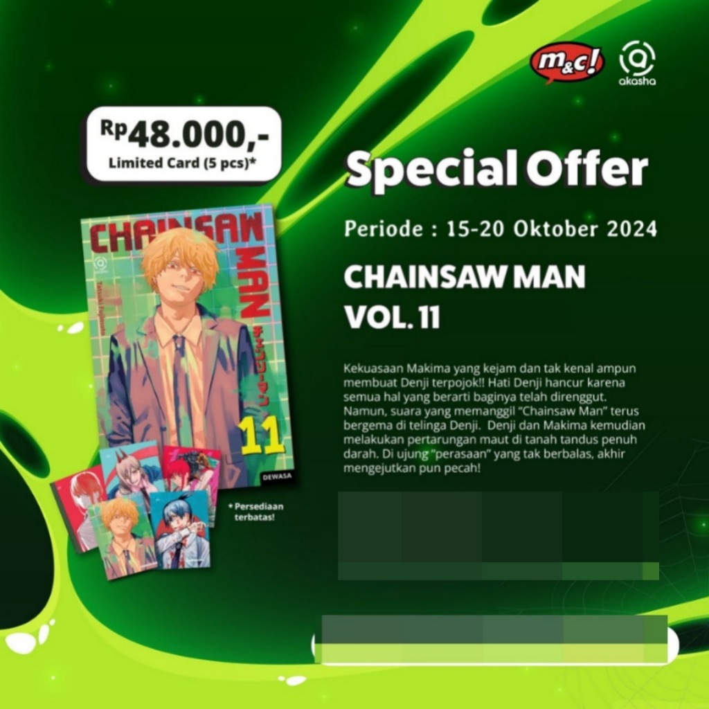 Jual Komik Chainsaw Man 11 by Tatsuki Fujimoto | Shopee Indonesia