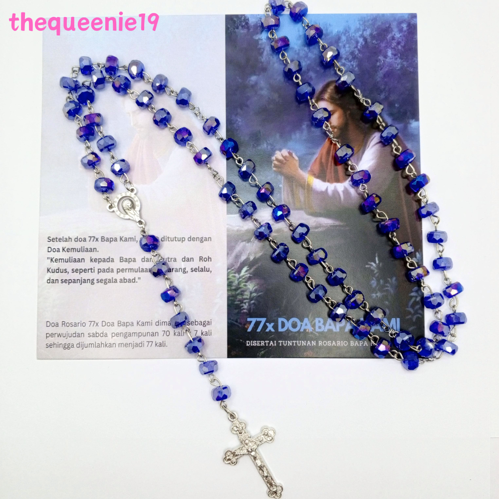 Jual Rosario Bapak Kami 77x | Kalung Rosario Katolik | Rosario & Lembar Doa Bapak Kami | Shopee ...