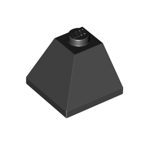 Jual Lego Black Part 3045 Slope 45 2 x 2 Double Convex Corner | Shopee ...