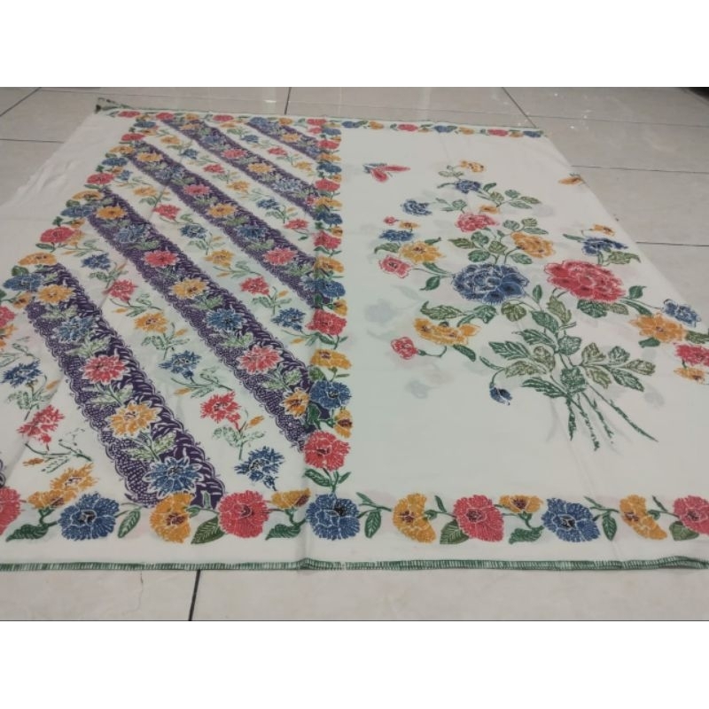 Jual Kain Batik Encim Asli Pekalongan (Batik Cap) motif putihan ...