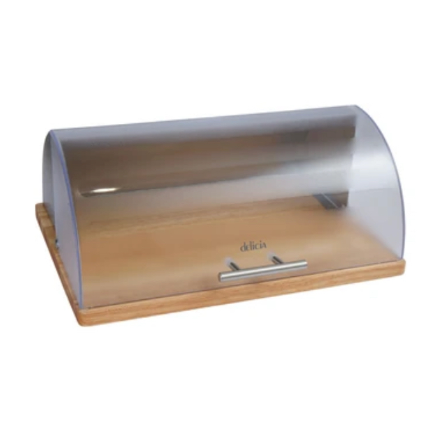 Jual Delicia Roll Top Bread Bin Tempat Simpan Roti Stainless Steel ...