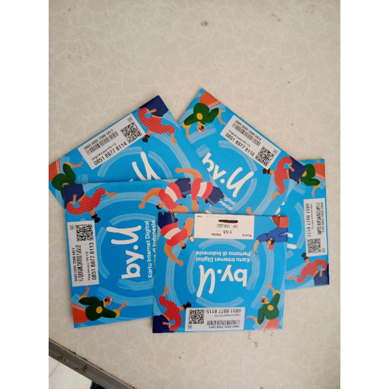 Jual KARTU PERDANA TSEL BYU KUOTA 3GB SIAP PSG ON | Shopee Indonesia